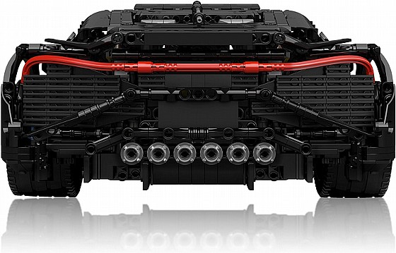 פמילי טוייס | דגם הרכבה MOULD KING 13163 Bugatti La Voiture Noire ממונע ...