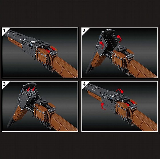 פמילי טוייס | דגם הרכבה Mould King 14016 Double-Barreled Shotgun ...