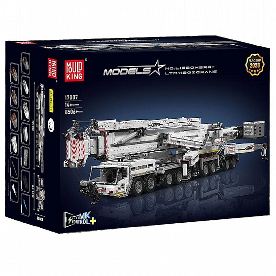 פמילי טוייס | דגם הרכבה MOULD KING 17007 White Liebherr LTM 11200 Crane ...