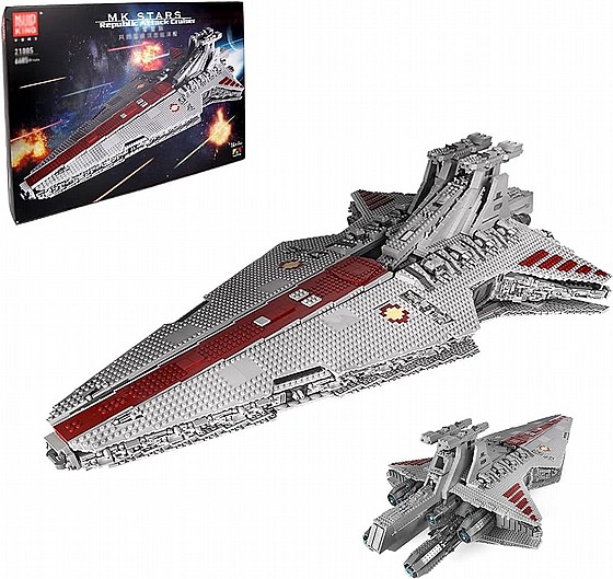 פמילי טוייס | דגם הרכבה Mould King 21005 Republic Attack Cruiser ...